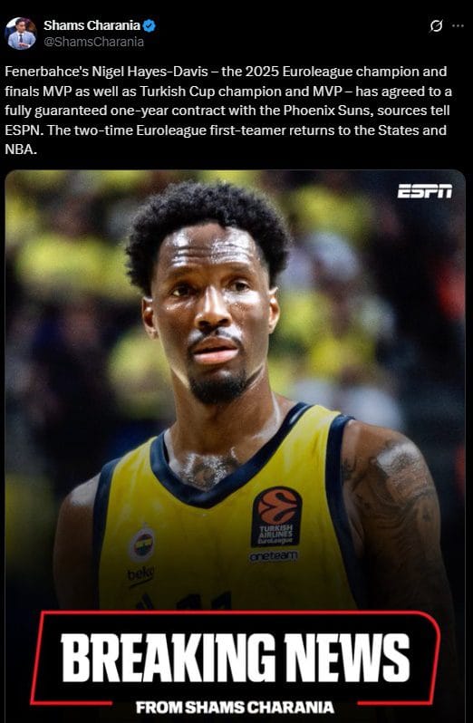 Nigel Hayes Phoenix Suns'la İmzaladı - Basketfaul